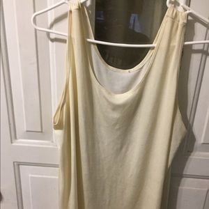 Tops | Cream Colored Tank | Poshmark